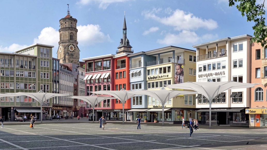 Market Umbrellas as Weather Protection for Public Open Spaces - SL Rasch